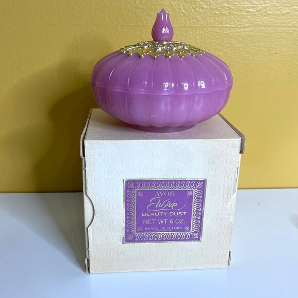 Avon | Bath & Body | Vtg 7s Avon Elusive Beauty Dust Powder Pink ...